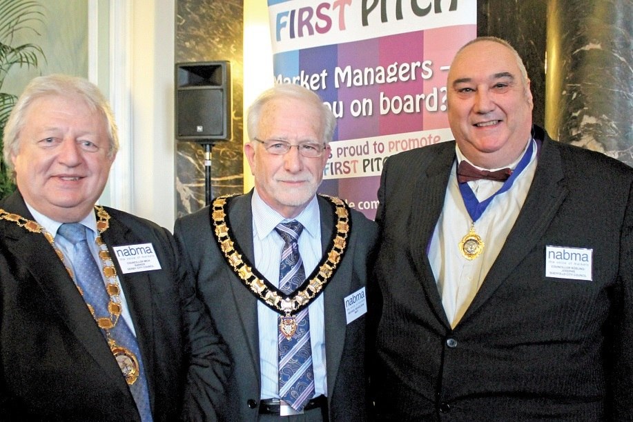 Nabma President, Cllr Mick Barker; NMTF President, Michael Nicholson ...