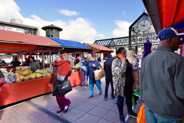 Wolverhampton Market A splash of colour in the Black Country